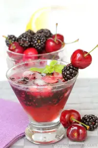 Blackberry Cherry Mojito Mocktail – Veggie Craving